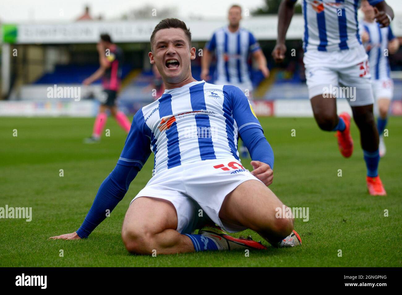 HARTLEPOOL, UK. SEPT 25TH during the Sky Bet League 2 match between ...
