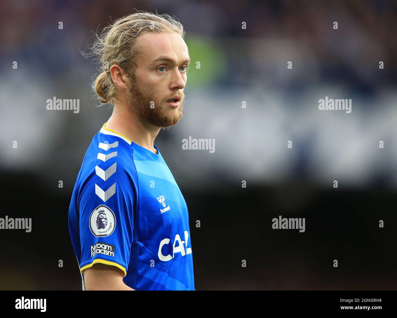 Goodison Park, Liverpool, UK. 25th Sep, 2021. Premier League football ...