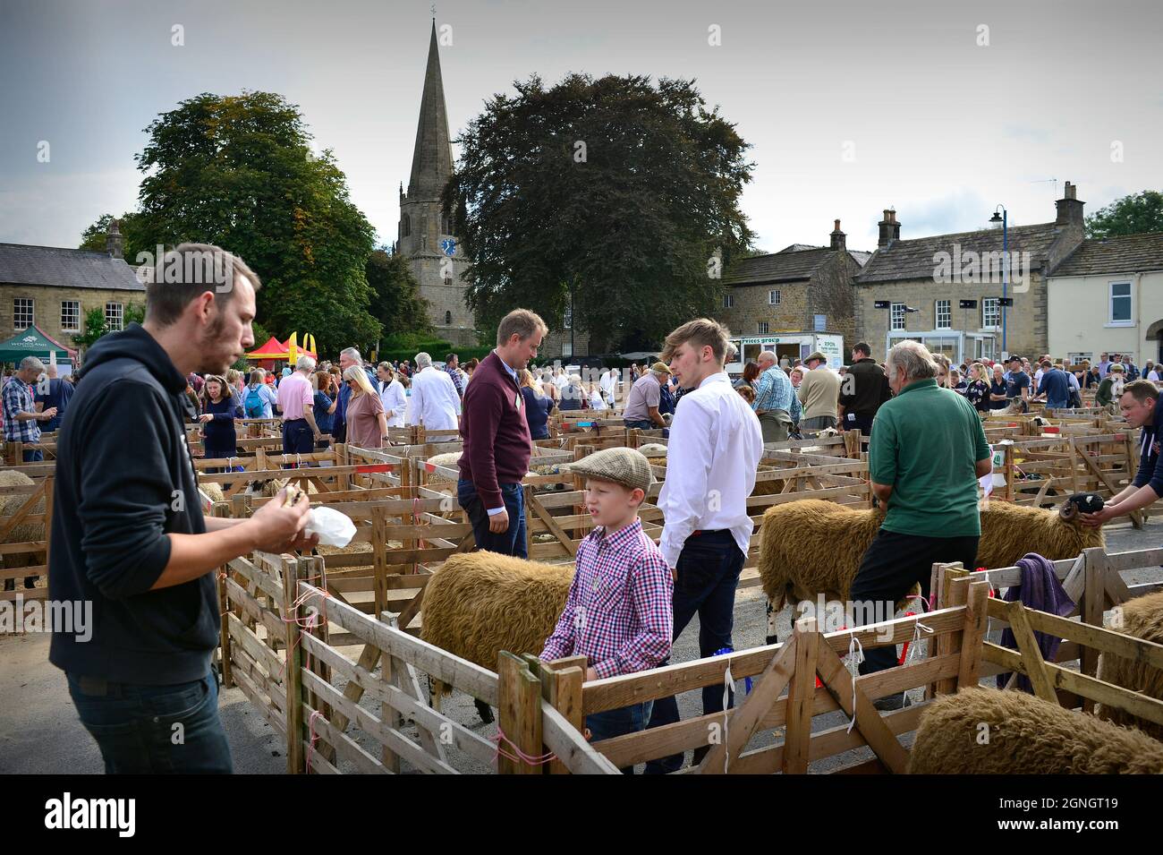Masham Sheep Fair 2021 North Yorkshire England Stock Photo - Alamy
