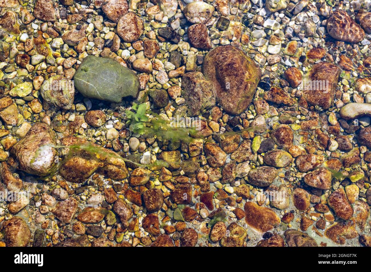 Gravel river underwater hi-res stock photography and images - Alamy