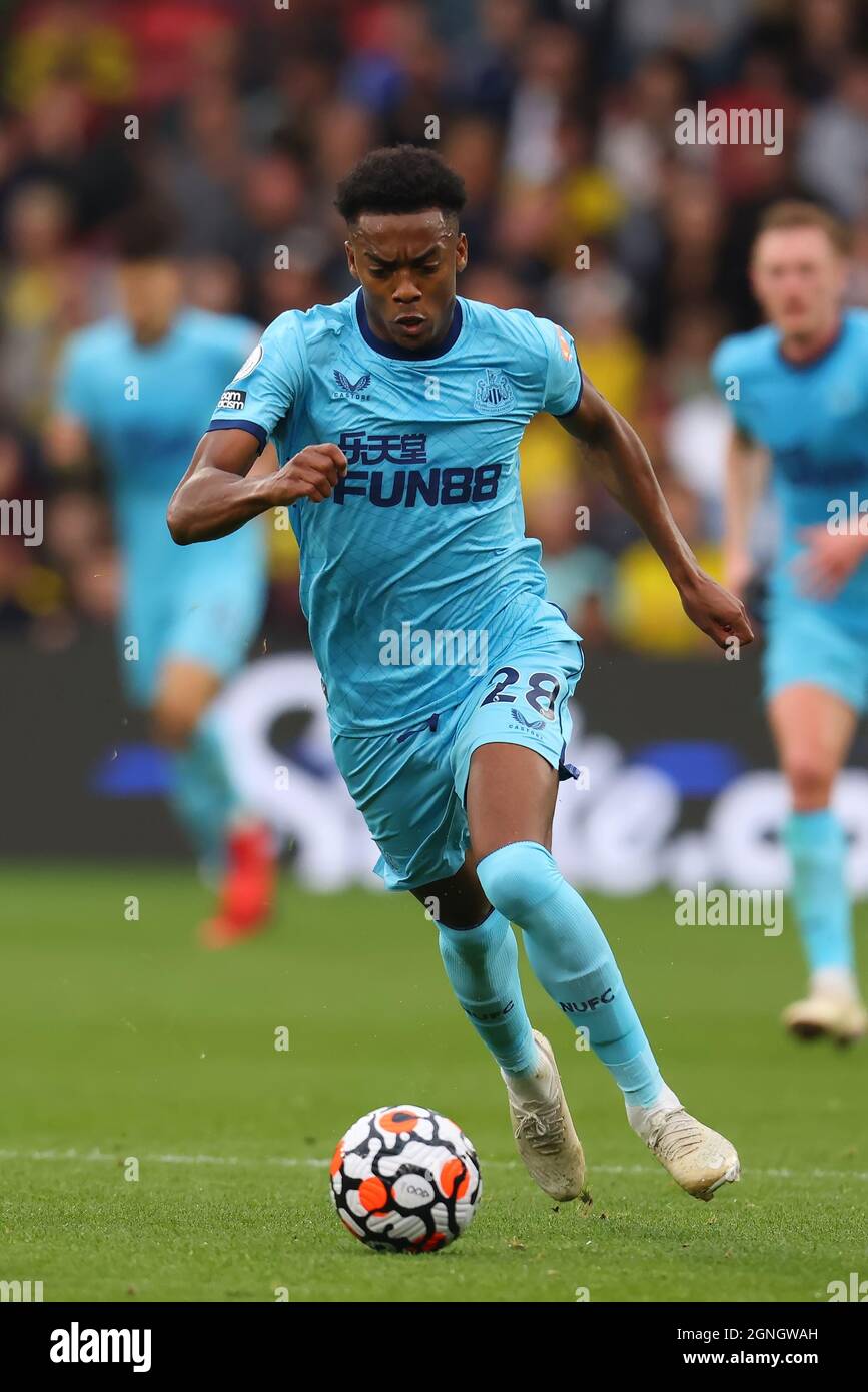 Vicarge Road, Watford, Herts, UK. 25th Sep, 2021. Premier League ...