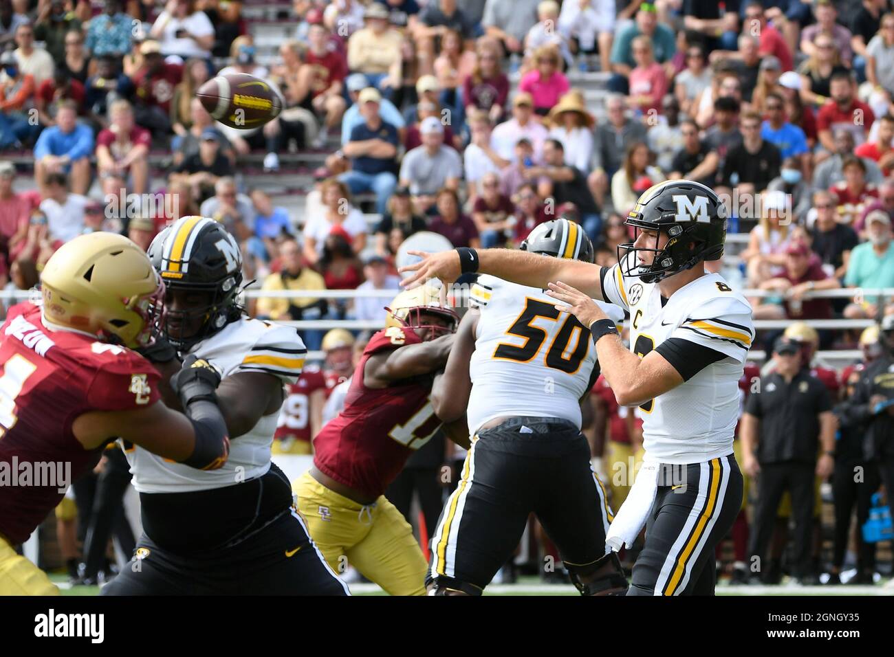 Saturday, September 25, 2021: Missouri Tigers quarterback Connor ...