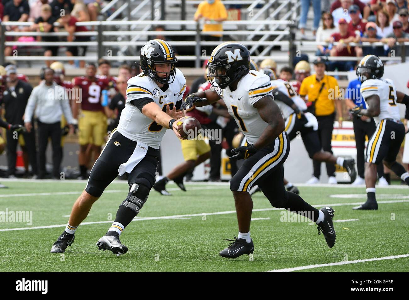 Saturday, September 25, 2021: Missouri Tigers quarterback Connor ...