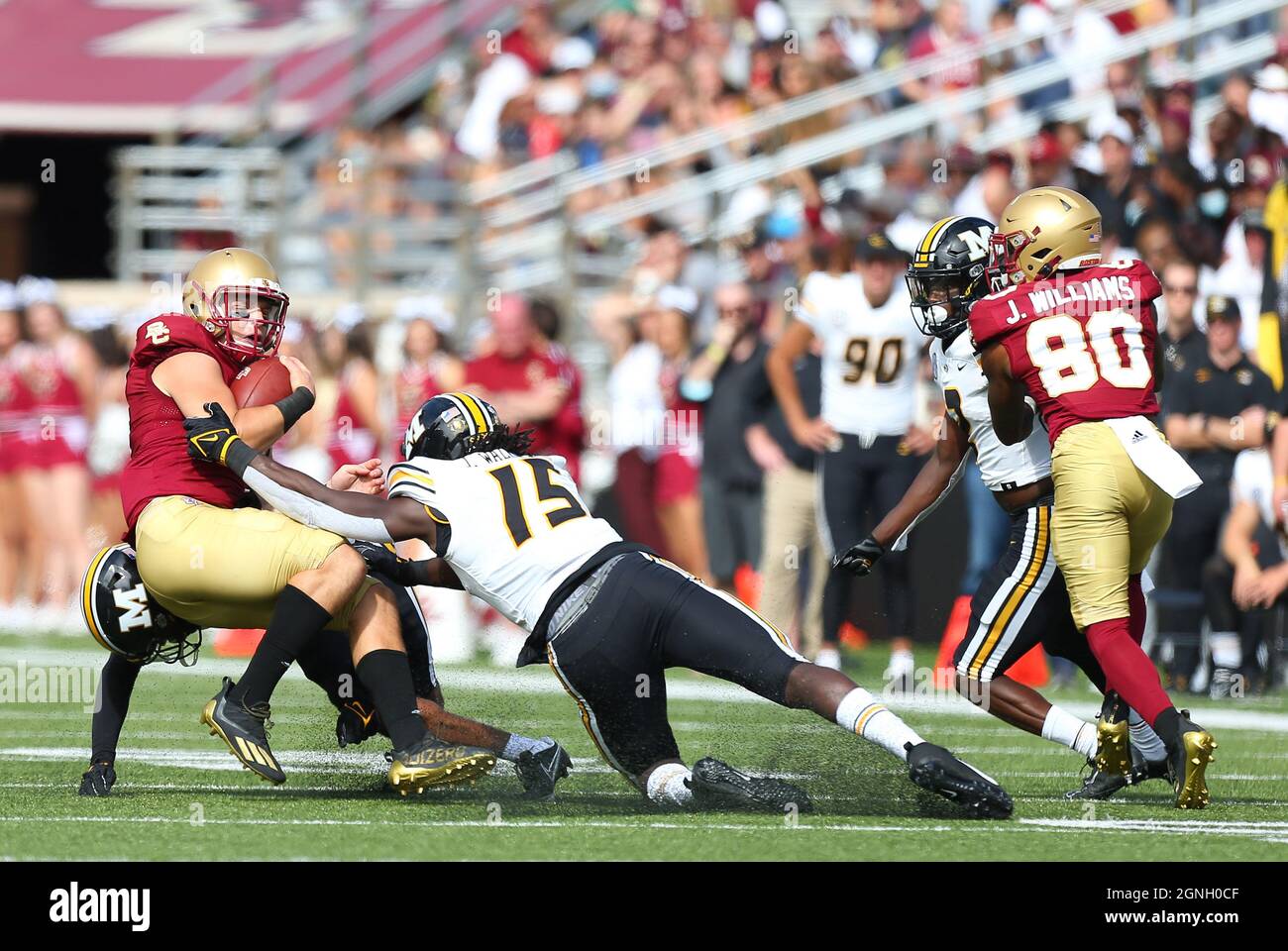 Alumni Stadium. 25th Sep, 2021. MA, USA; Boston College Eagles ...