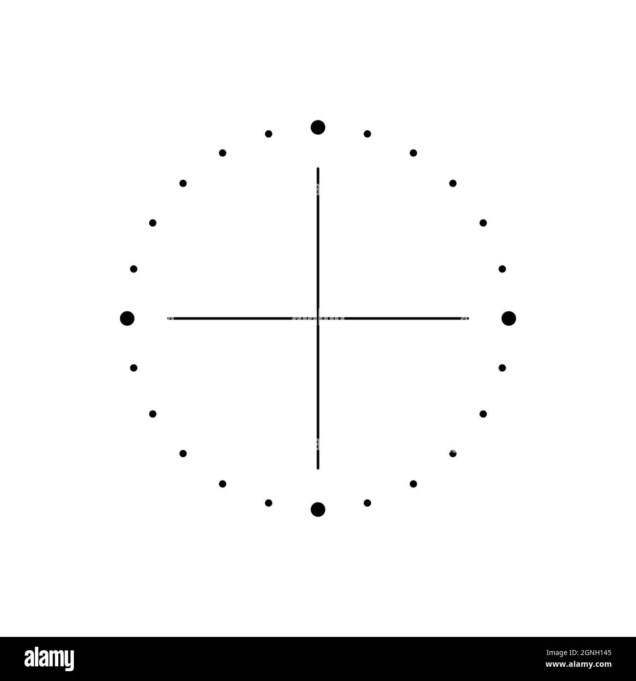 Target aim icon, archer sports game symbol. Game aiming sight dot ...