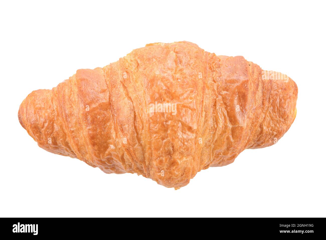 French croissant with a golden crispy crust and a delicious, tender ...