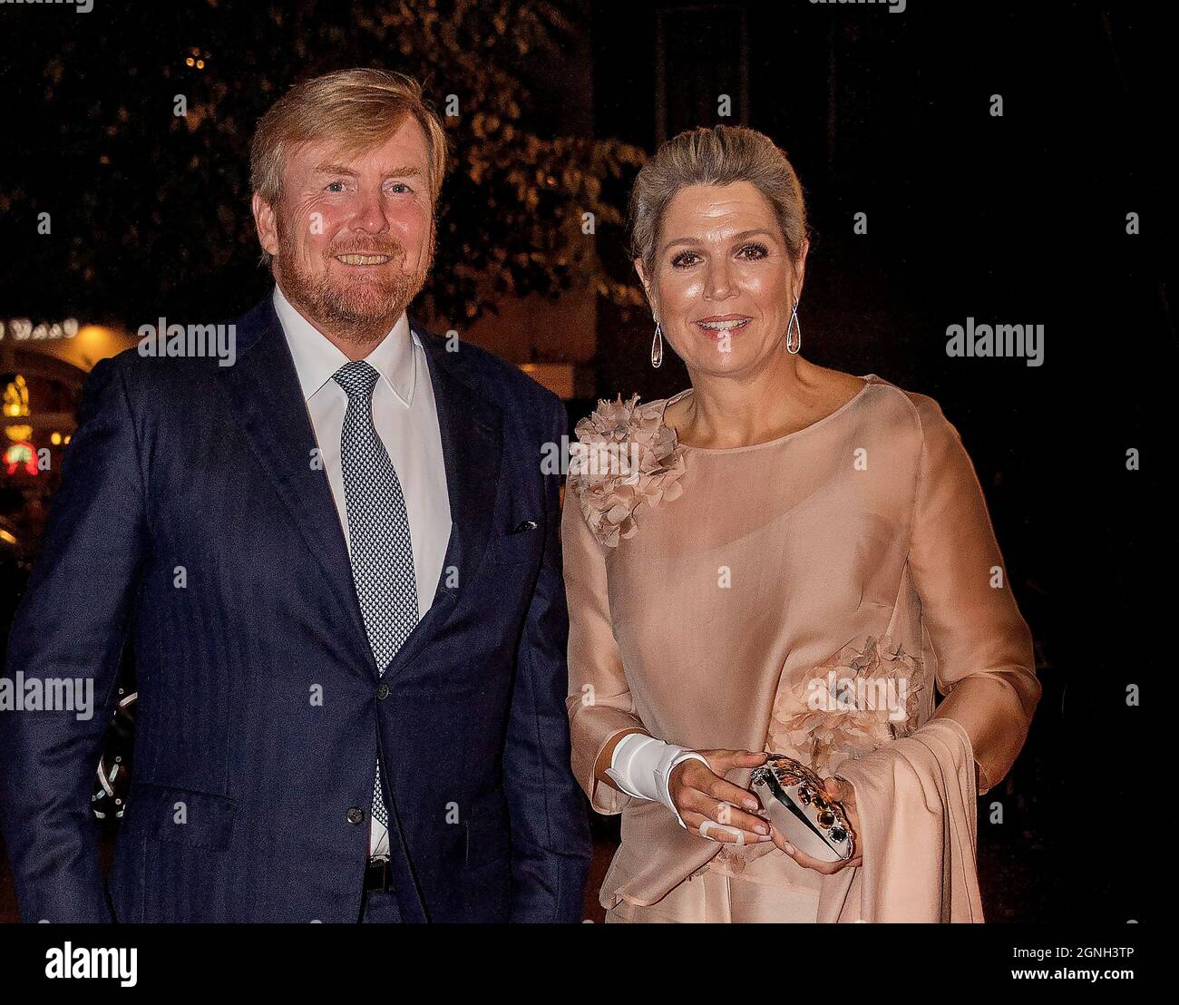 25-09-2021 Utrecht Queen Maxima and King Willem-Alexander attend the ...