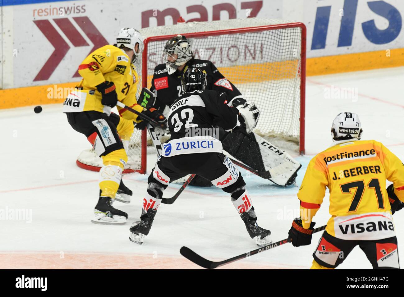 Moser Simon SC Berna HC Lugano Vs. SC Berna National League season 2021 ...