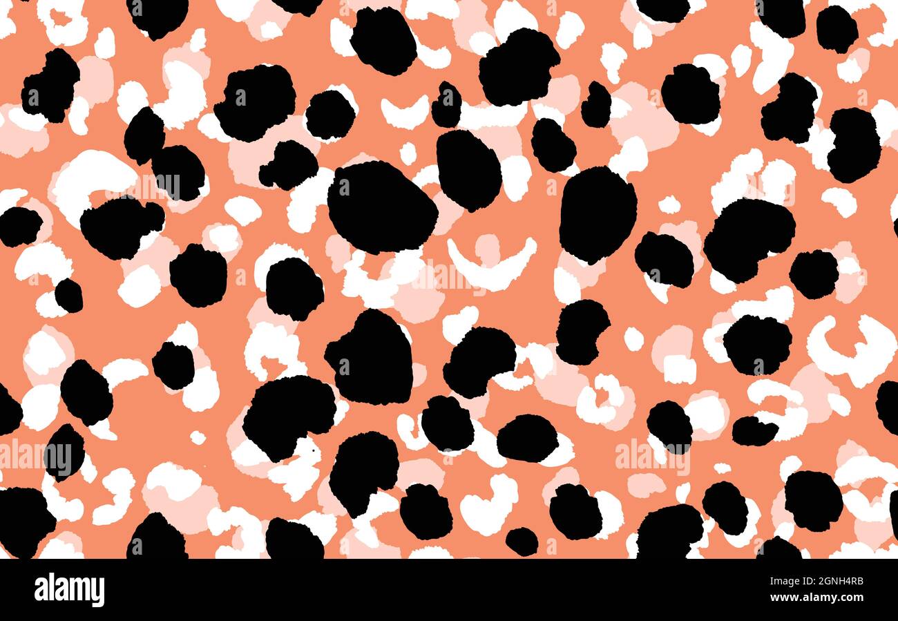 Orange and black camouflage paint Stock Vector Images - Alamy