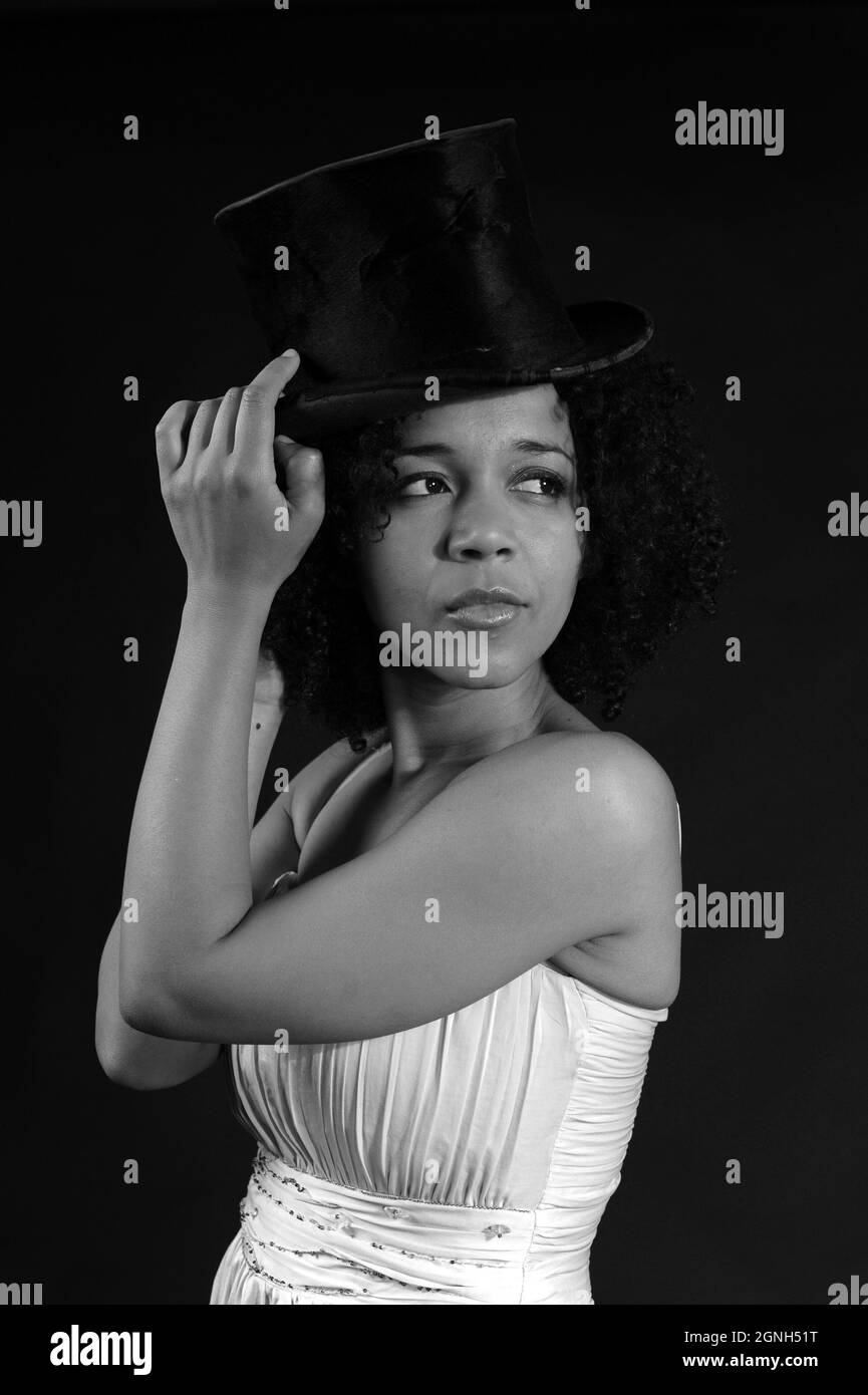 An Liz, a french Blues singer in Paris Stock Photo - Alamy