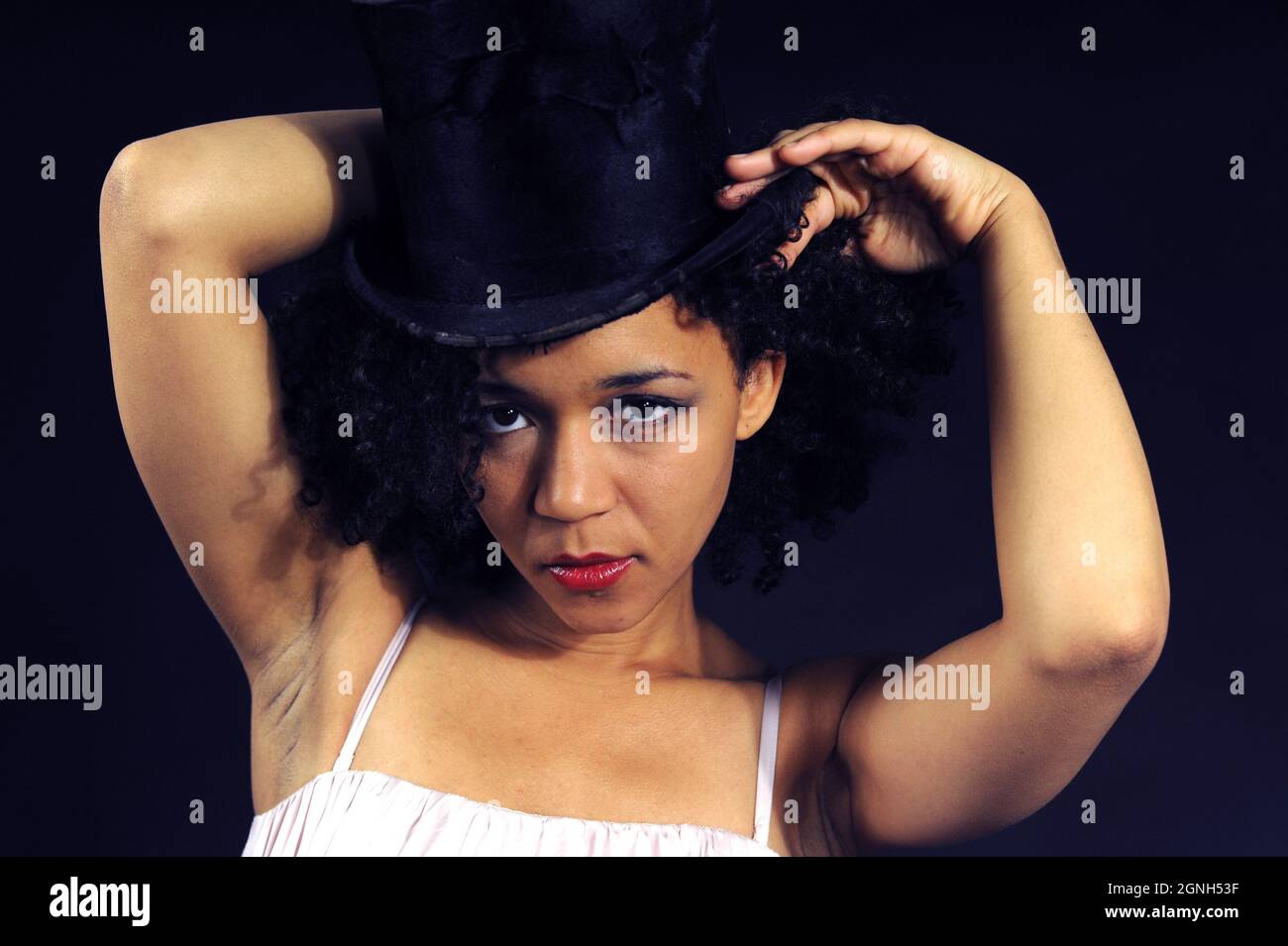 An Liz, a french Blues singer in Paris Stock Photo - Alamy