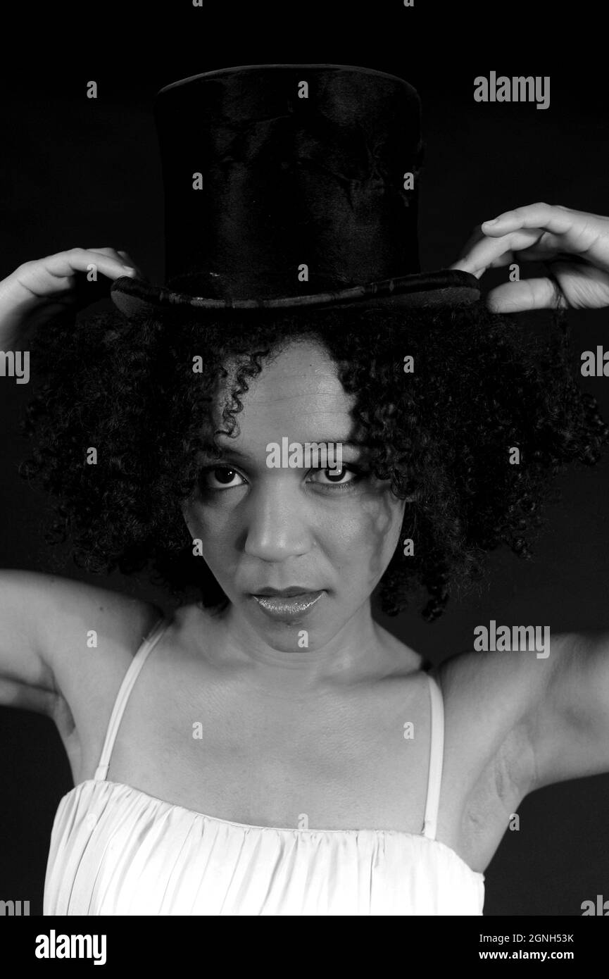 An Liz, a french Blues singer in Paris Stock Photo - Alamy