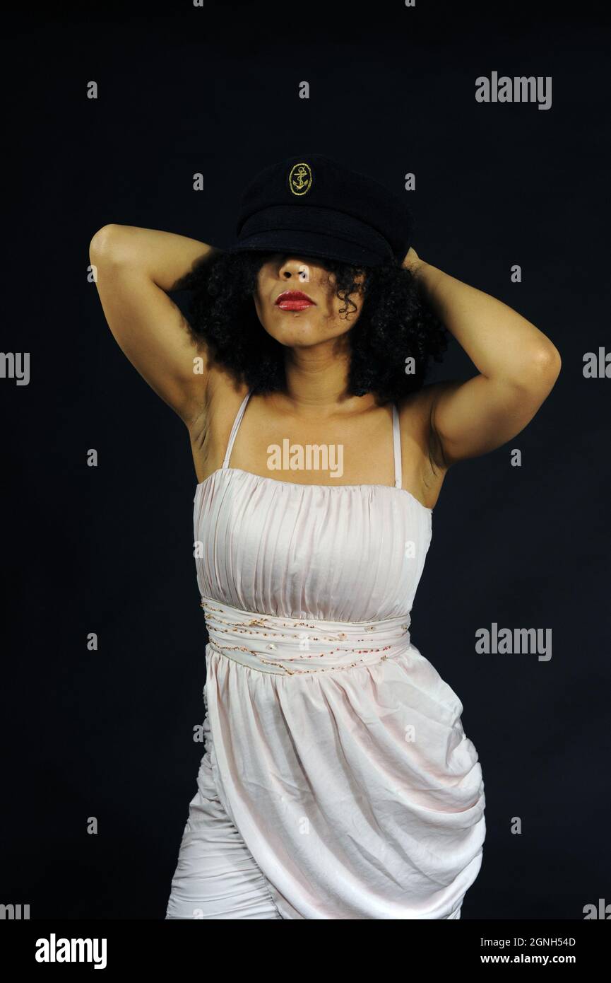An Liz, a french Blues singer in Paris Stock Photo - Alamy
