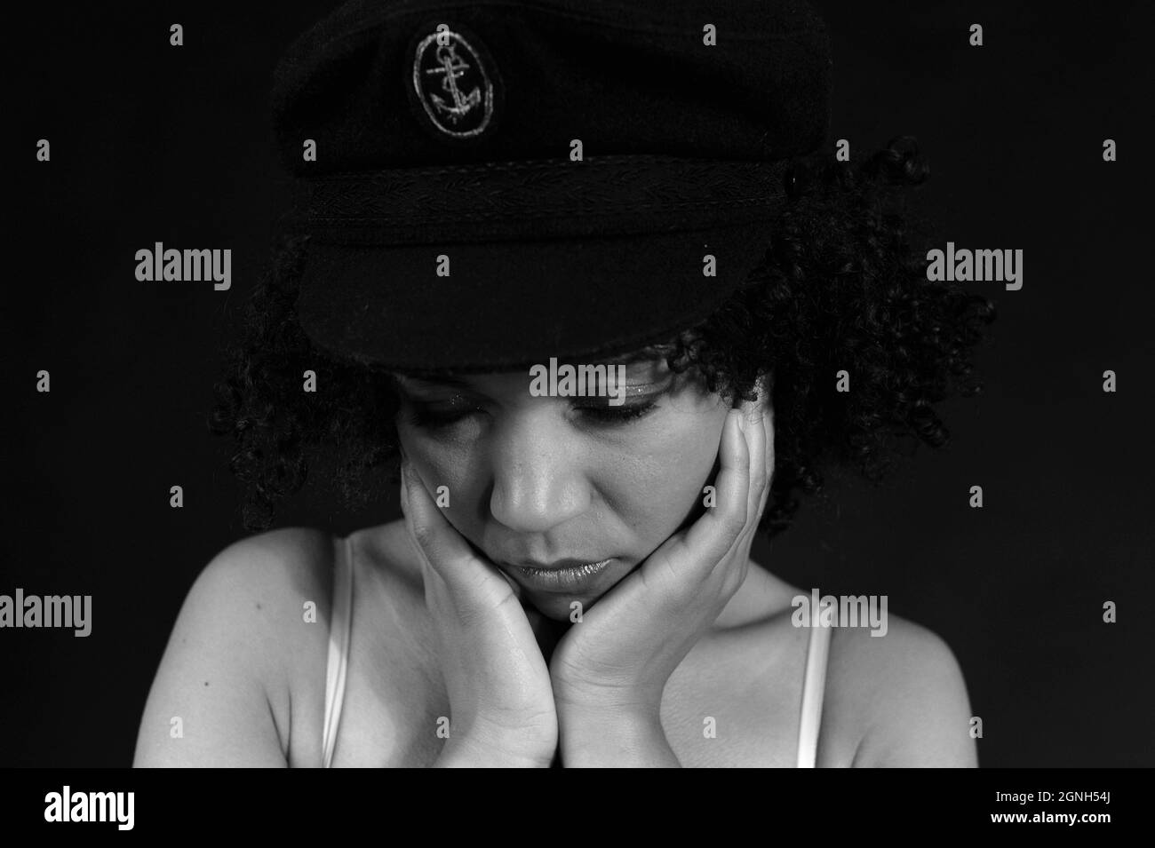 An Liz, a french Blues singer in Paris Stock Photo - Alamy