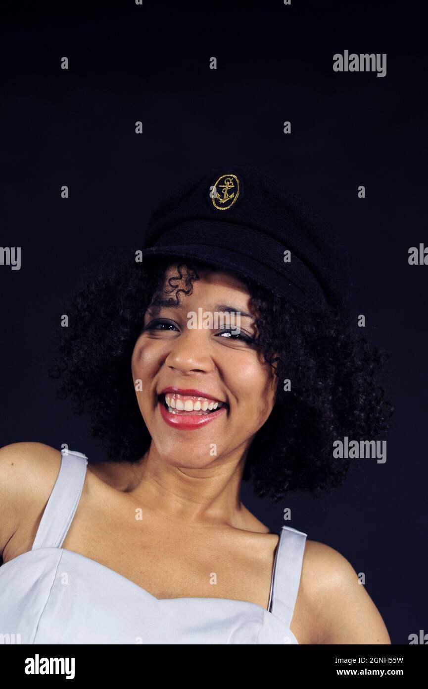 An Liz, a french Blues singer in Paris Stock Photo - Alamy