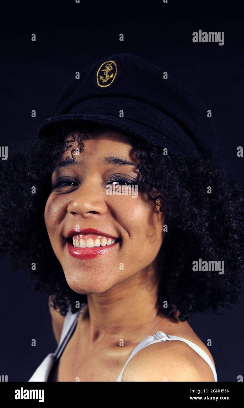 An Liz, a french Blues singer in Paris Stock Photo - Alamy