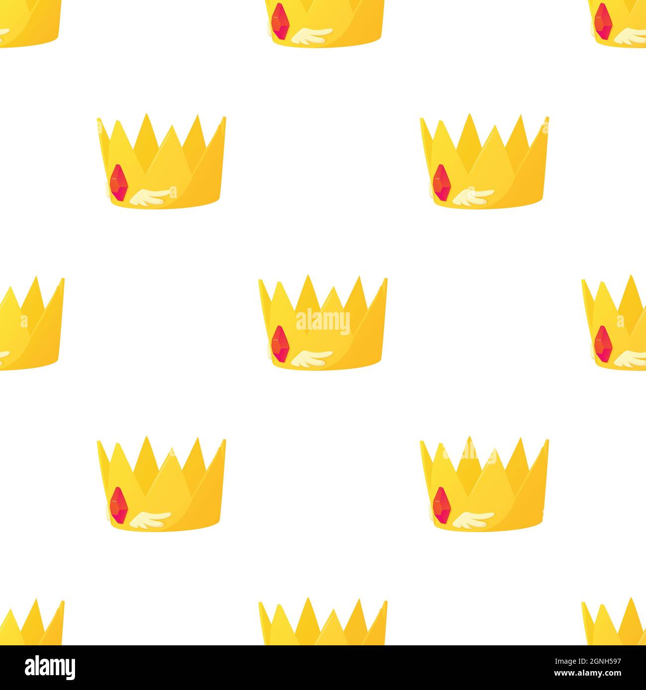 Crown pattern seamless background texture repeat wallpaper geometric ...