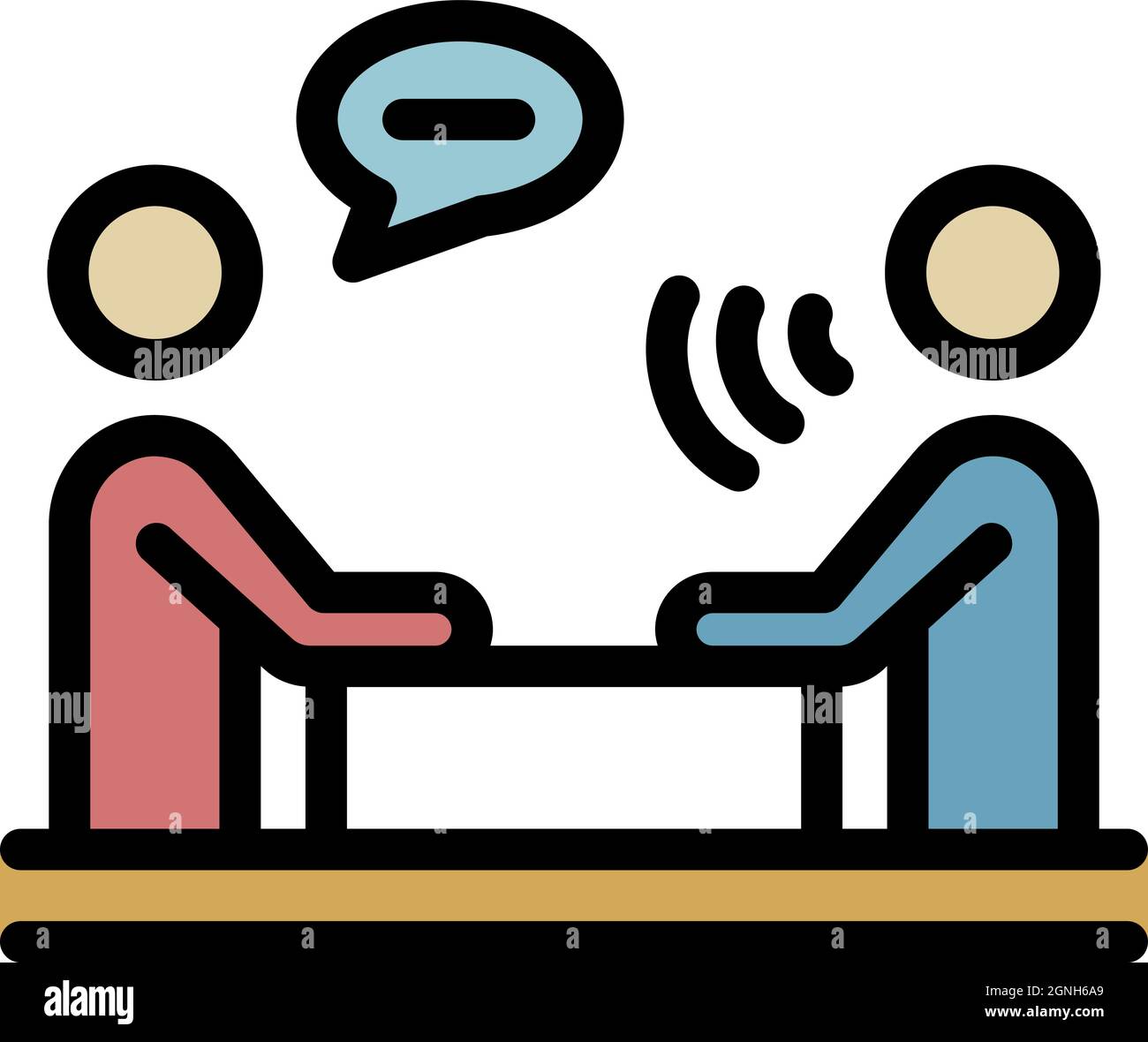 Medical consultation icon. Outline medical consultation vector icon ...