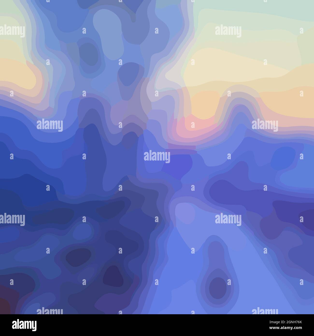 Winter pattern in a blurred style. Color wave transitions in the winter ...