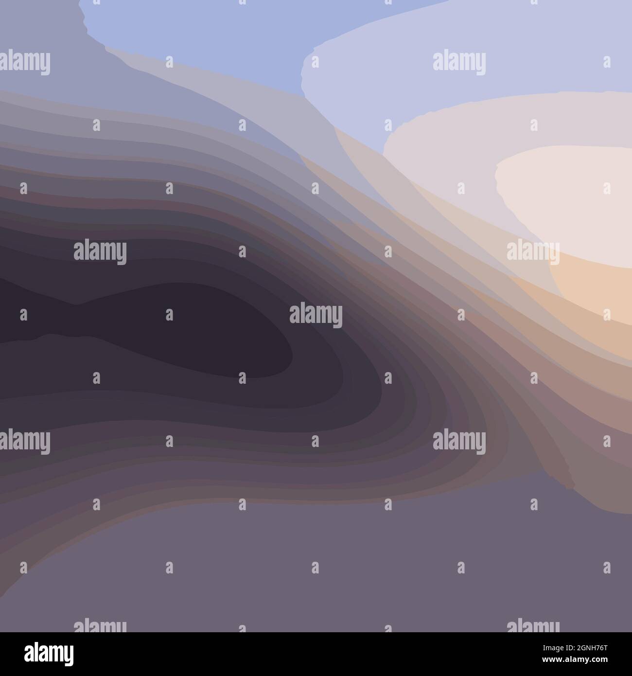 Winter pattern in a blurred style. Color wave transitions in the winter ...