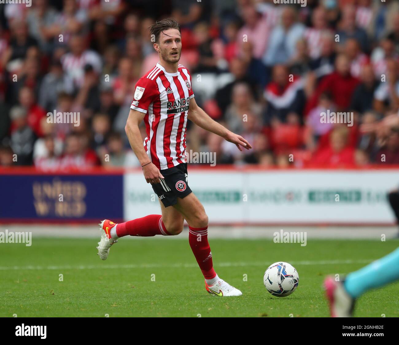 Sheffield, England, 25th September 2021. Ben Davies of Sheffield Utd ...