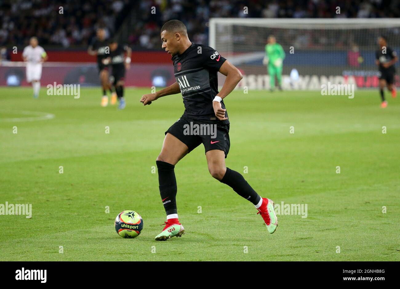 Kylian Mbappe of PSG during the French championship Ligue 1 football ...