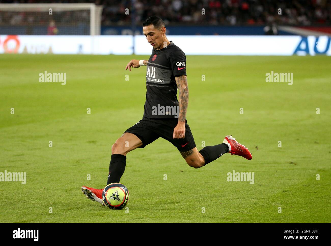 Angel Di Maria of PSG during the French championship Ligue 1 football ...