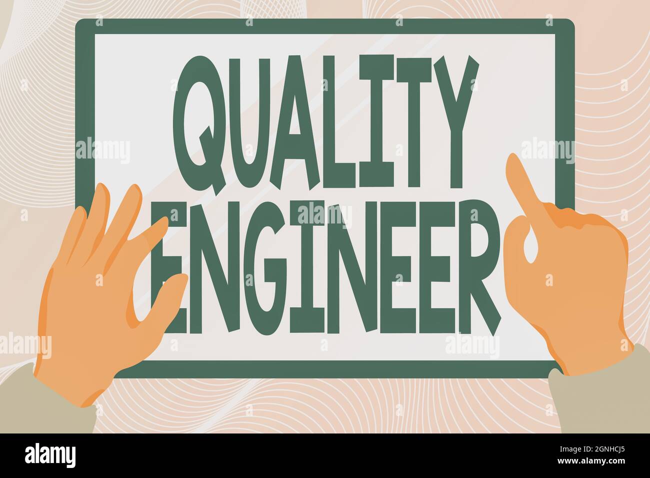 Conceptual caption Quality Engineer. Concept meaning ensure the overall ...