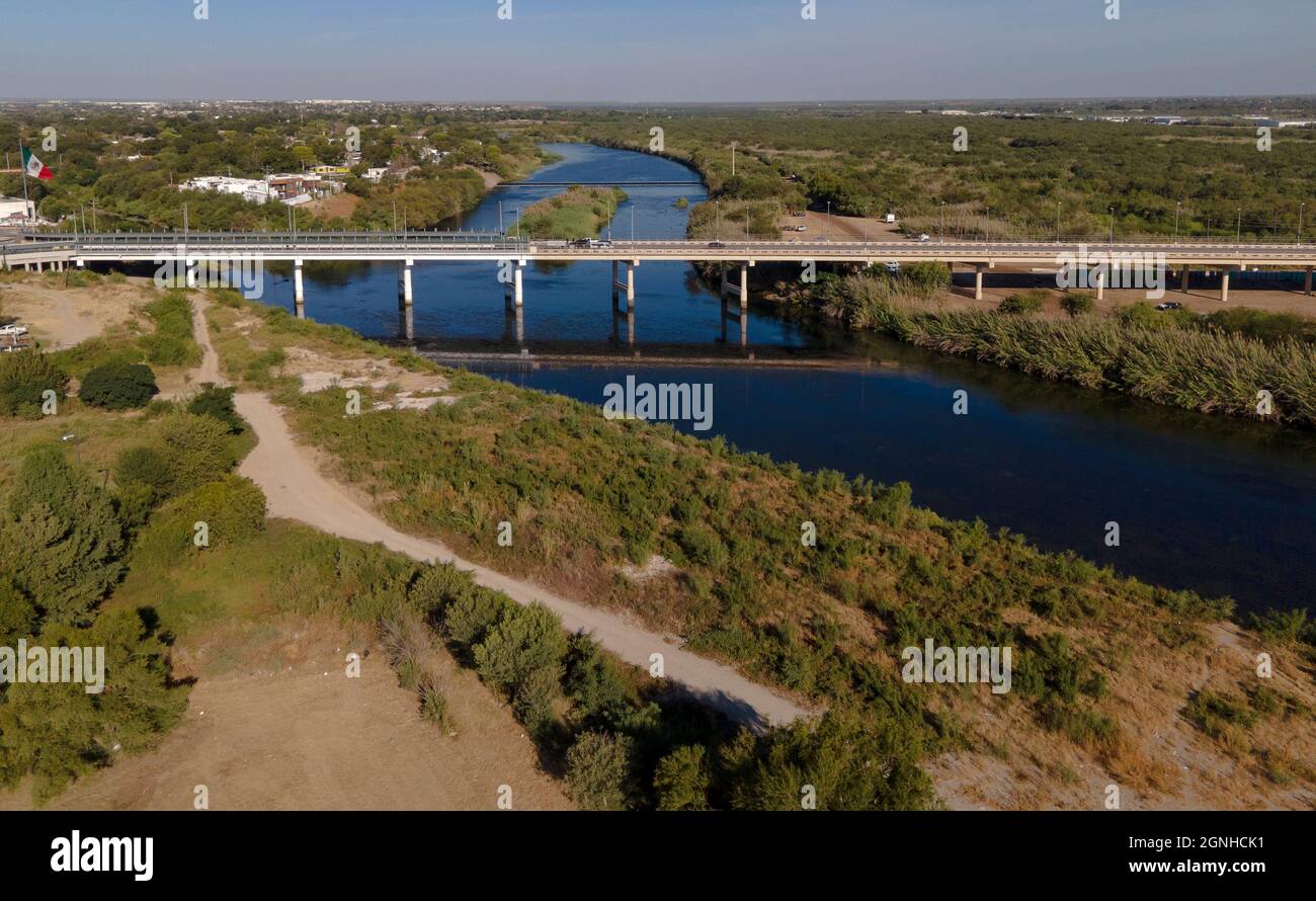 Ciudad Acuna, Mexico. 25th Sep, 2021. Photo taken on Sept. 25, 2021 ...