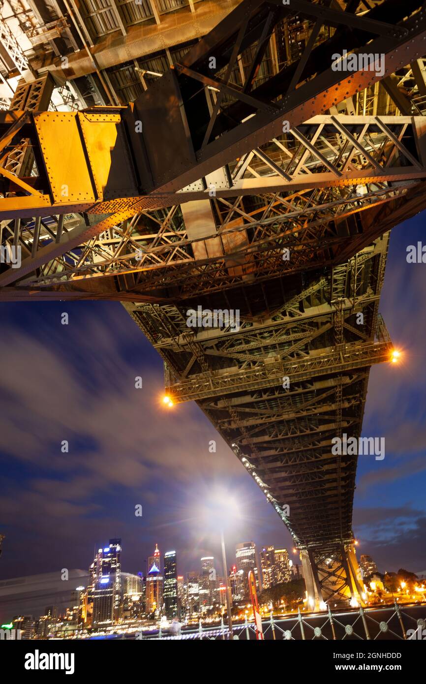 The famous arch of Sydney Harbour Bridge Australia Stock Photo - Alamy