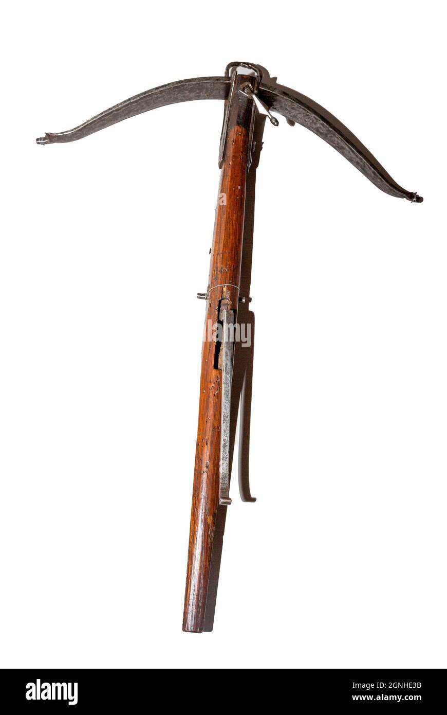 medieval cross bow in Bouillon Belgium. Godfrey of Bouillon, a leader ...