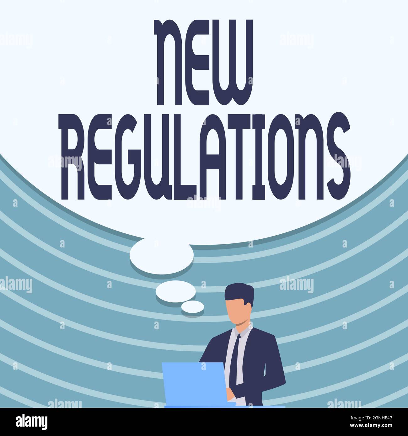 Text sign showing New Regulations. Concept meaning Regulation ...