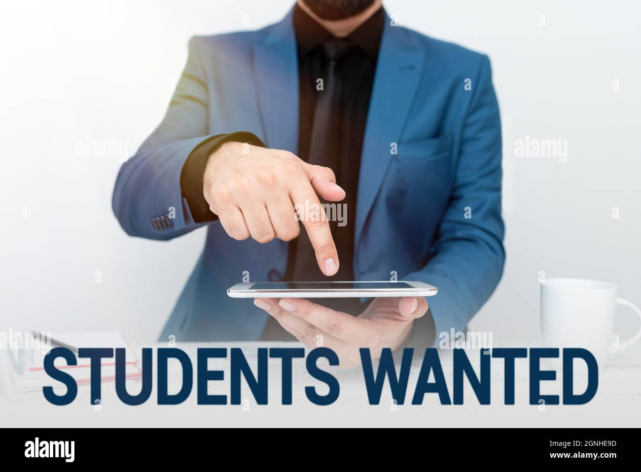 Conceptual display Students Wanted. Business idea list of things wishes ...