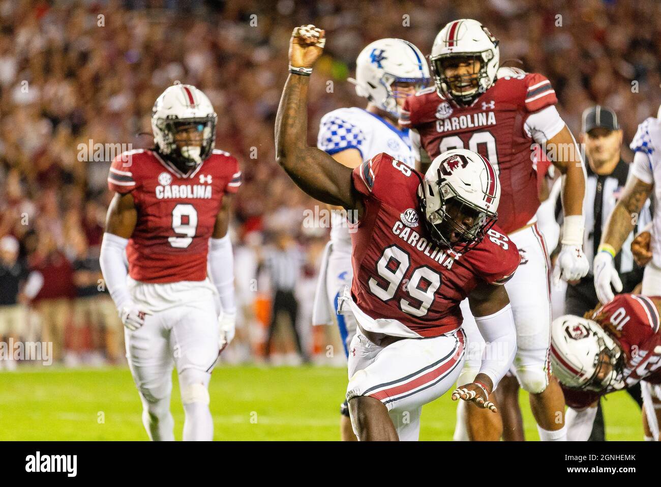 September 25, 2021: South Carolina Gamecocks defensive lineman Jabari ...