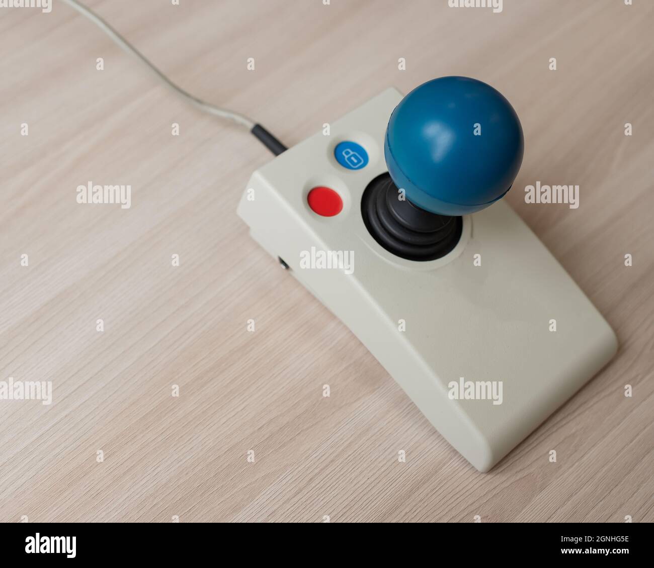 Close-up of a specialized computer mouse for people with cerebral palsy ...