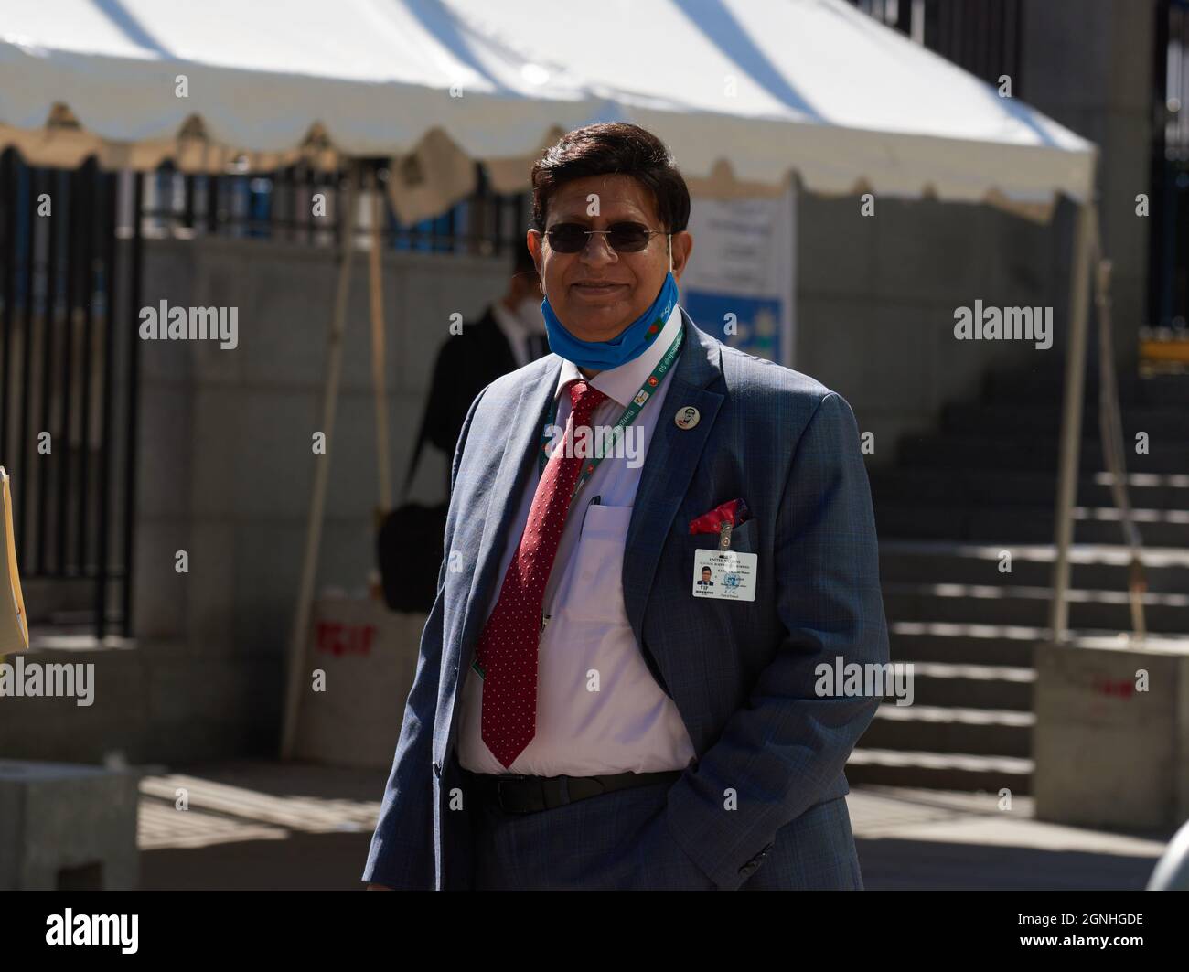 New York, New York, USA. 25th Sep, 2021. AK Abdul Momen, Minister of ...