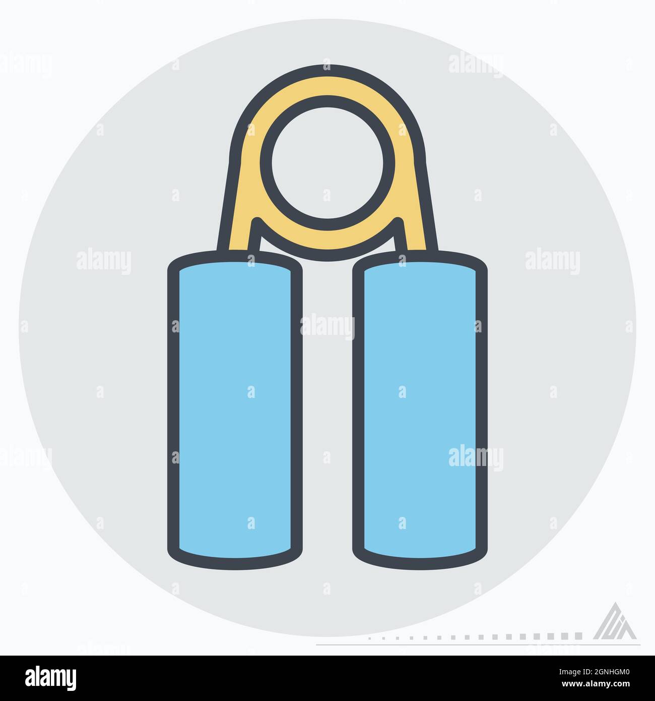 Icon Muscle Maker - Color Mate Style - Simple illustration, Editable ...