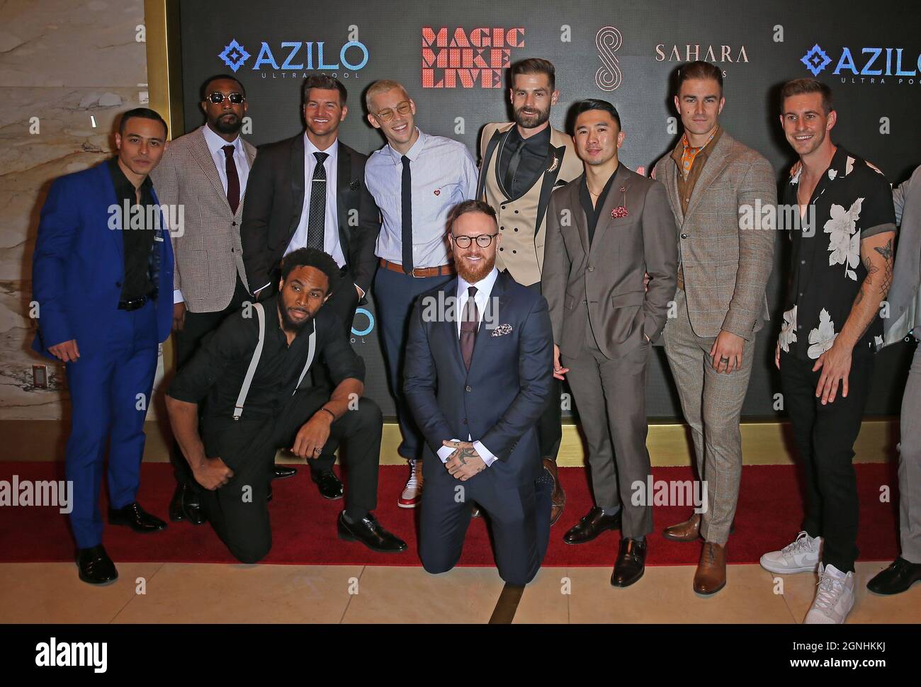25 September 2021 - Las Vegas, NV - Magic Mike Cast. Red Carpet ...