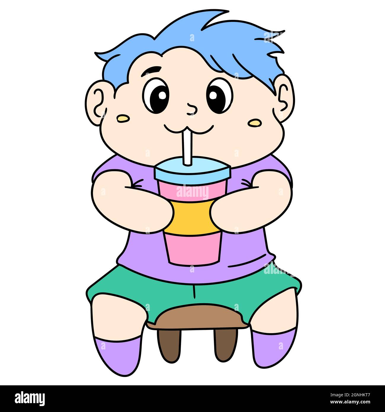 Cute Bottled Water Clipart
