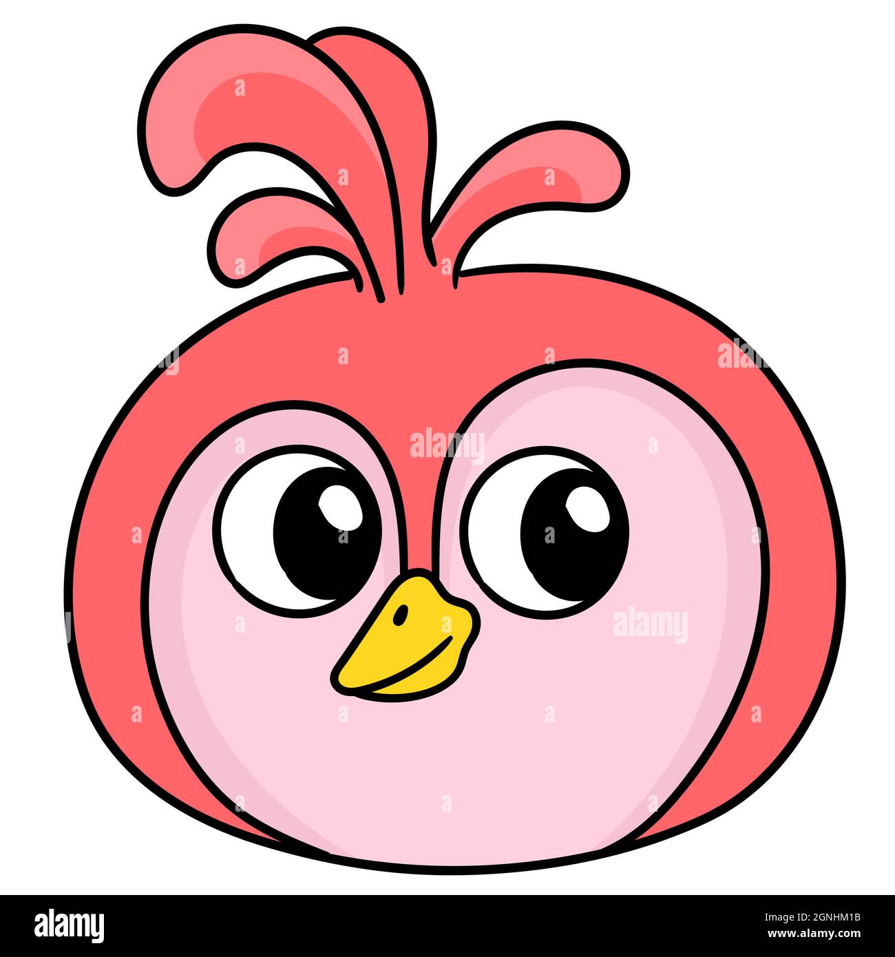 head emoticon with funny face and glancing eyes Stock Vector Image ...