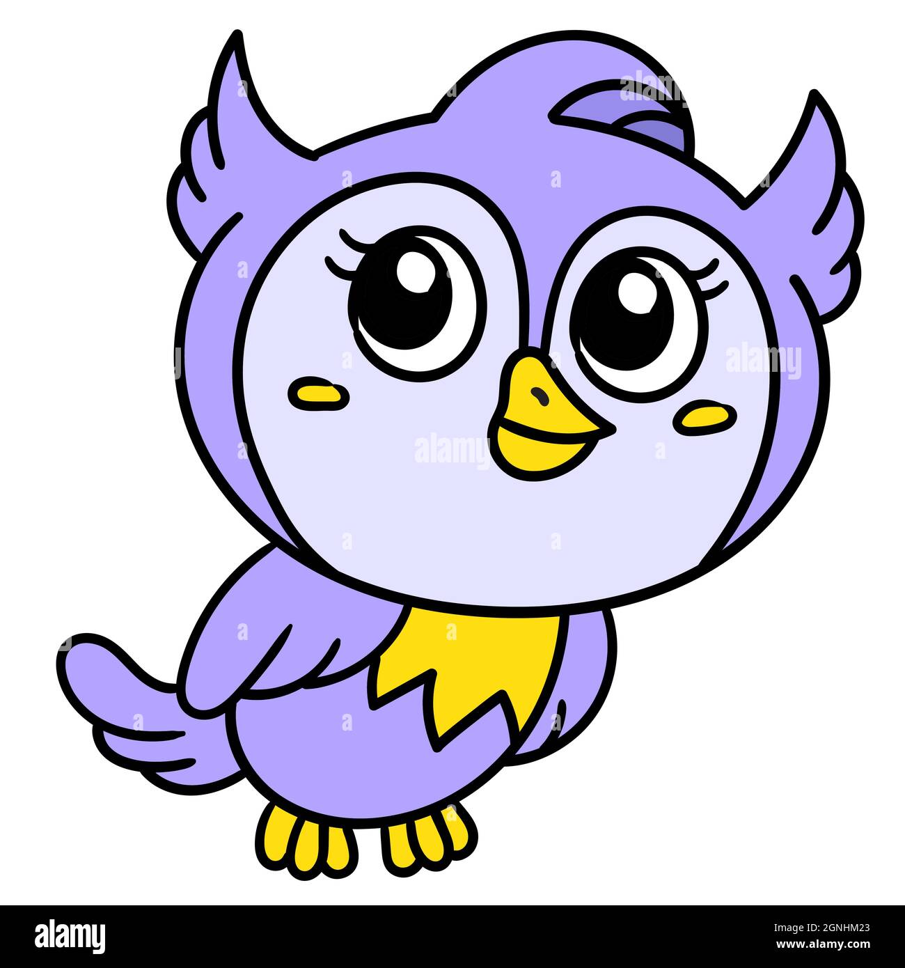 Owl emoticon Cut Out Stock Images & Pictures - Alamy