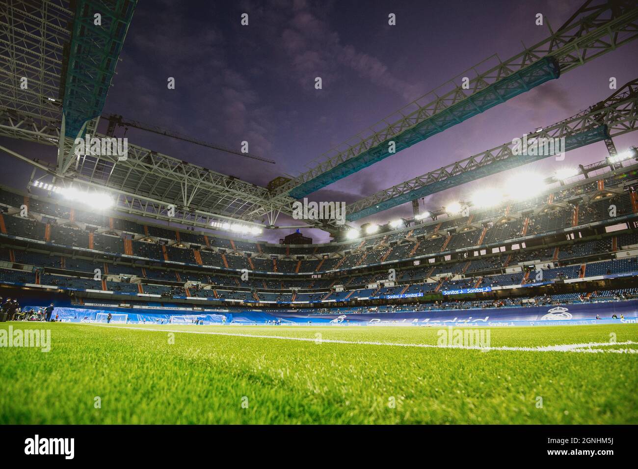 Estadio Santiagp Bernabeu, Madrid, Spain. 25th Sep, 2021. Men's La Liga ...