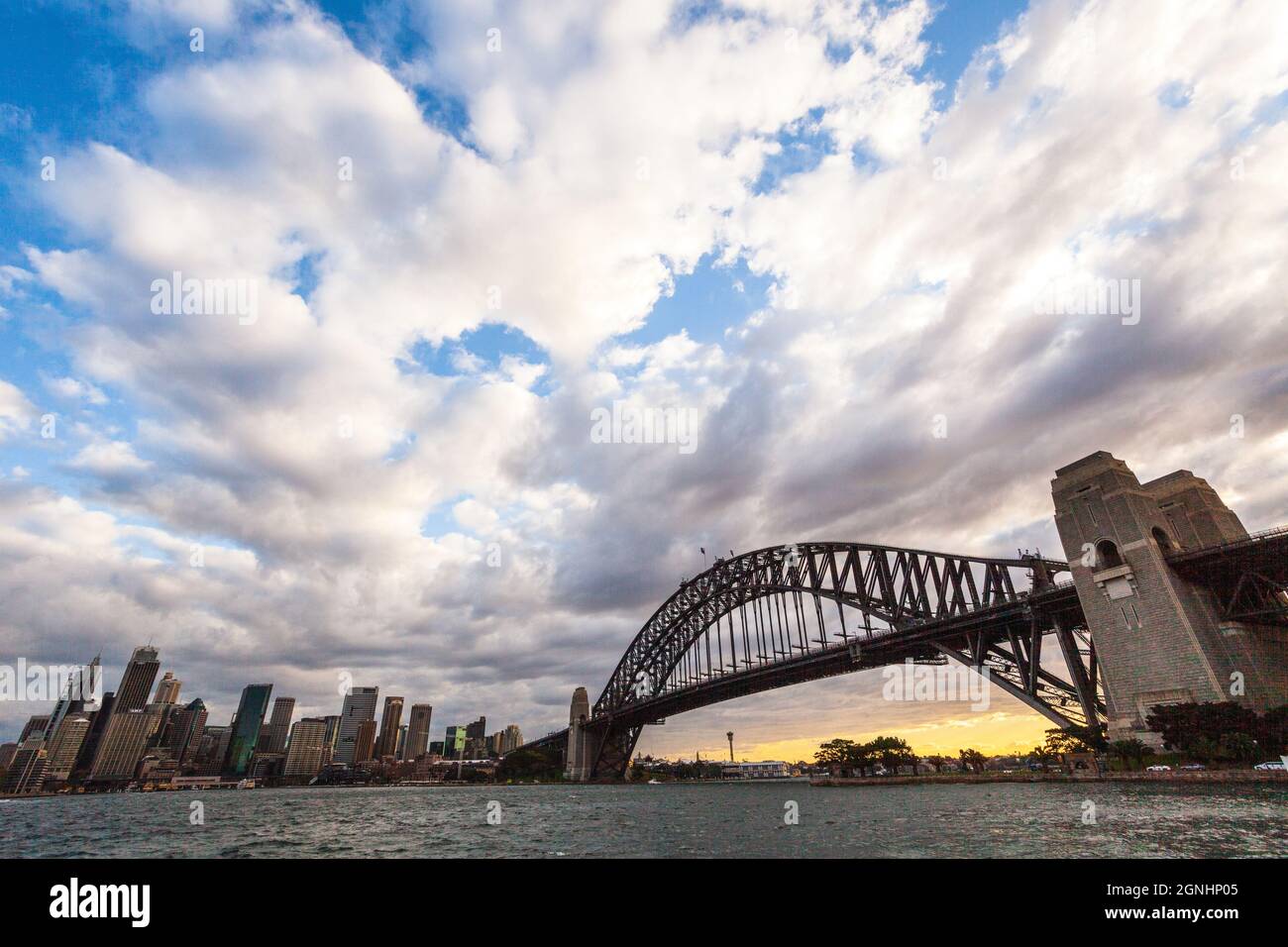 The famous arch of Sydney Harbour Bridge Australia Stock Photo - Alamy