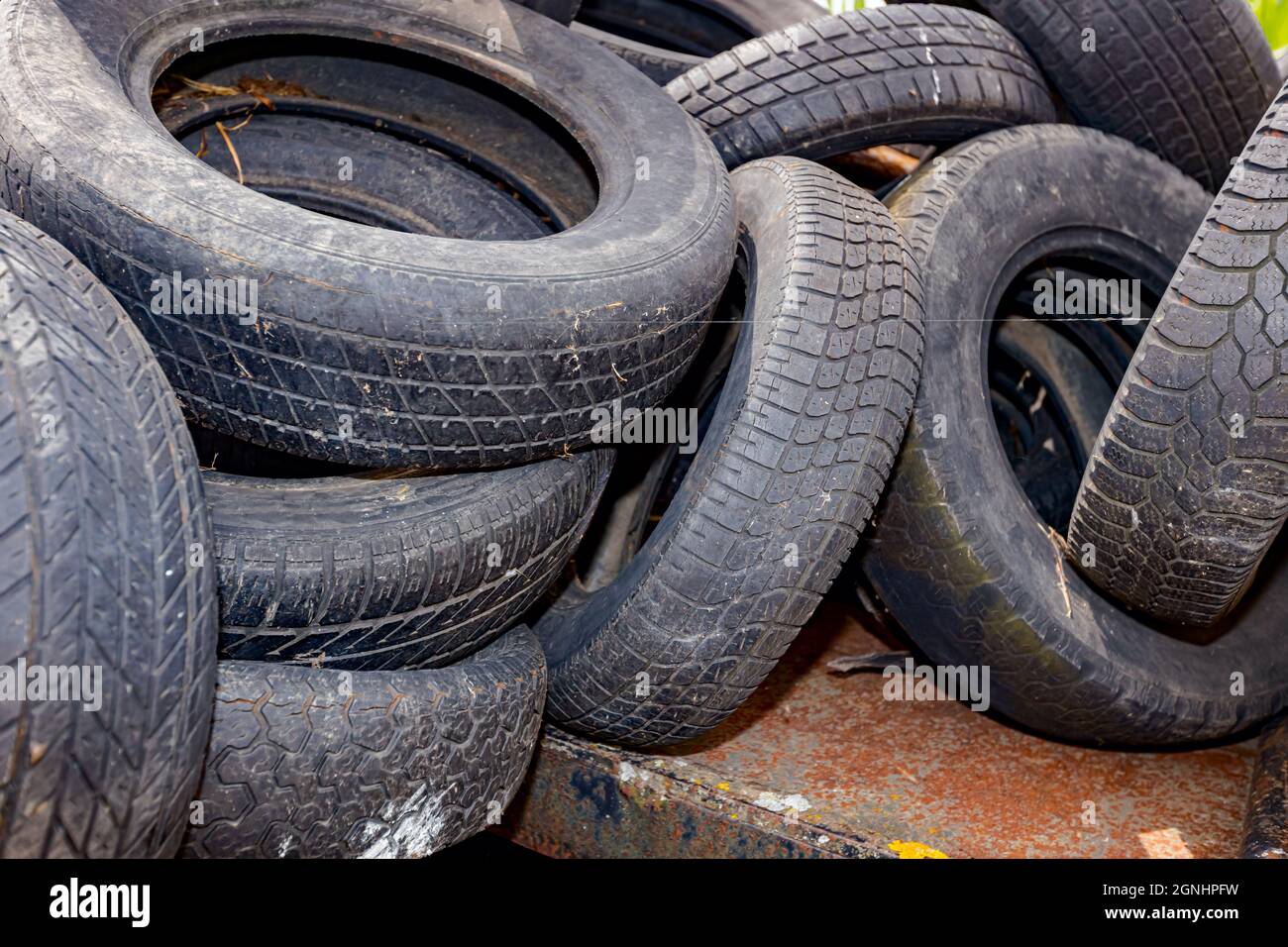 Tractor tyres bunch hi-res stock photography and images - Alamy