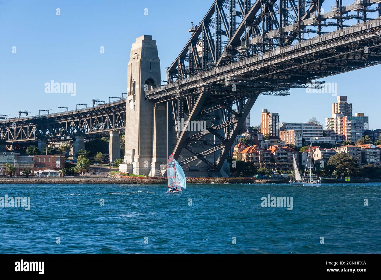 The famous arch of Sydney Harbour Bridge Australia Stock Photo - Alamy