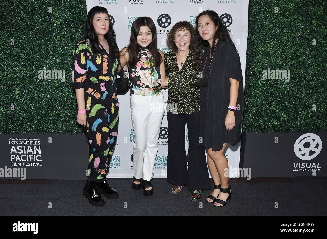 Los Angeles, USA. 25th Sep, 2021. (L-R) Director Kate Tsang, Miya Cech ...