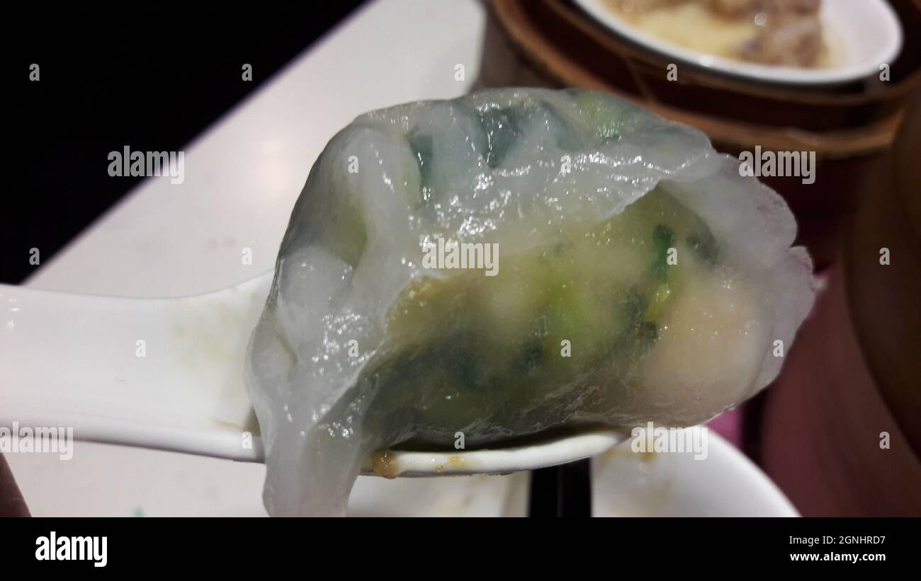 Dumplings in a restaurant in Taiwan Stock Photo - Alamy