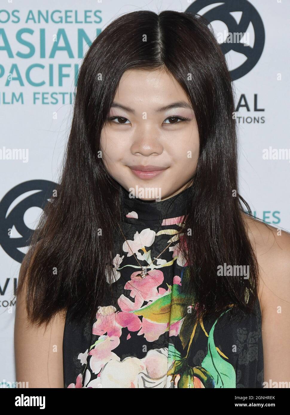 Miya Cech arrives at the 2021 Los Angeles Asian Pacific Film Festival ...