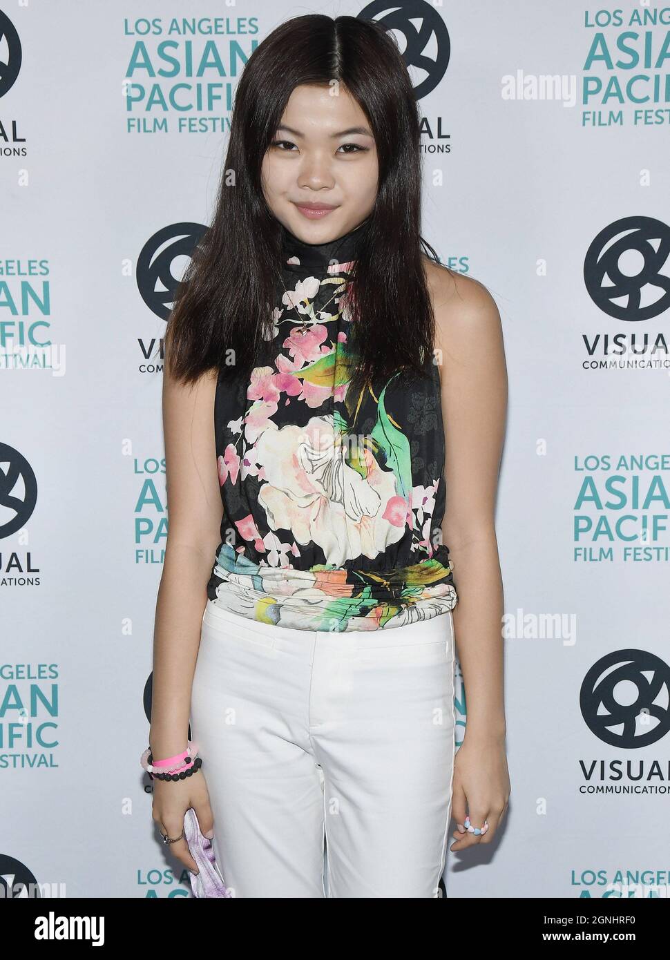 Miya Cech arrives at the 2021 Los Angeles Asian Pacific Film Festival ...