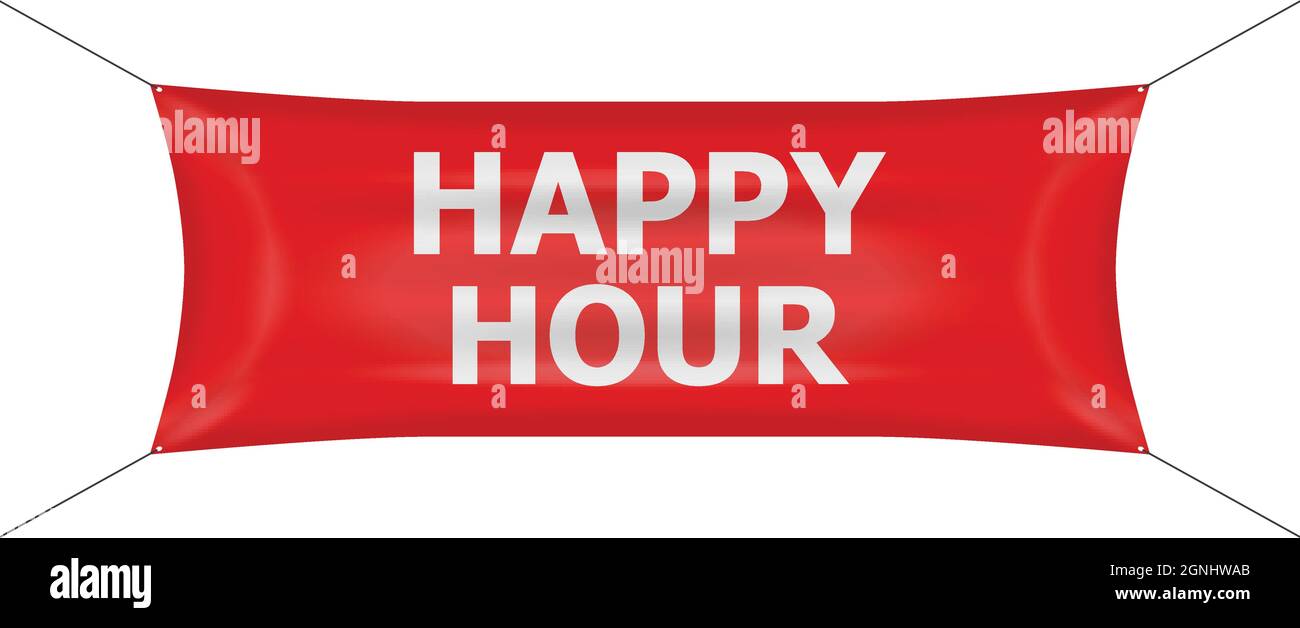 Happy hour! Stock Vector Images - Alamy